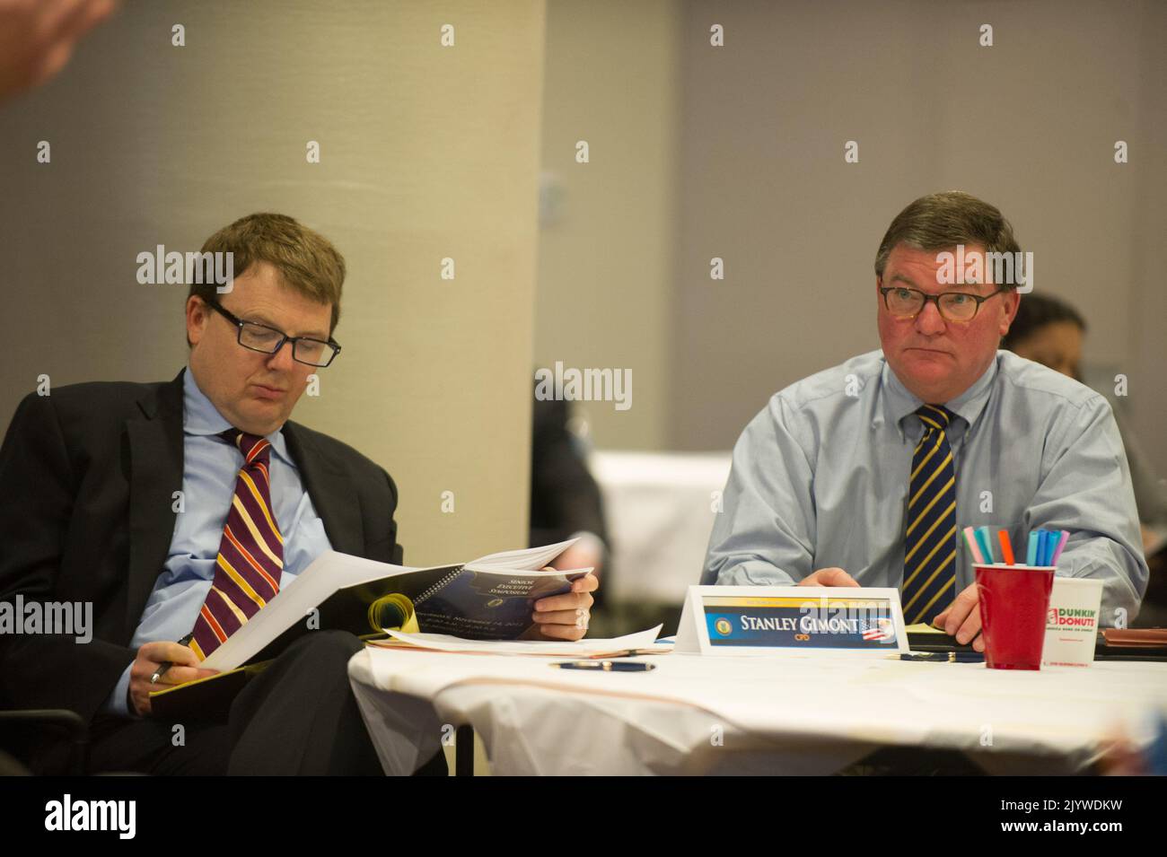 Senior Executive Service (SES) staff meeting, HUD headquarters Stock ...