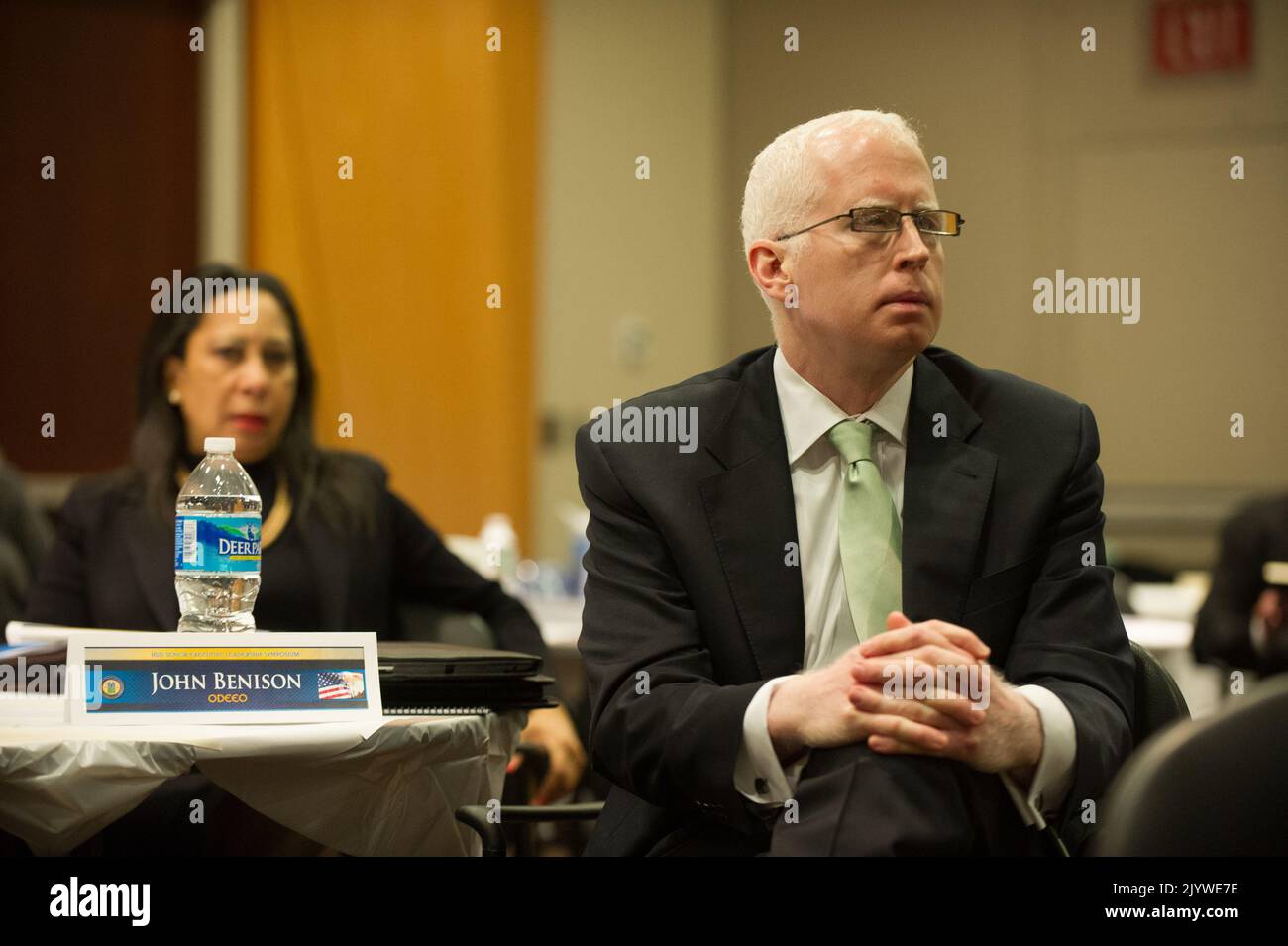 Senior Executive Service (SES) staff meeting, HUD headquarters Stock ...