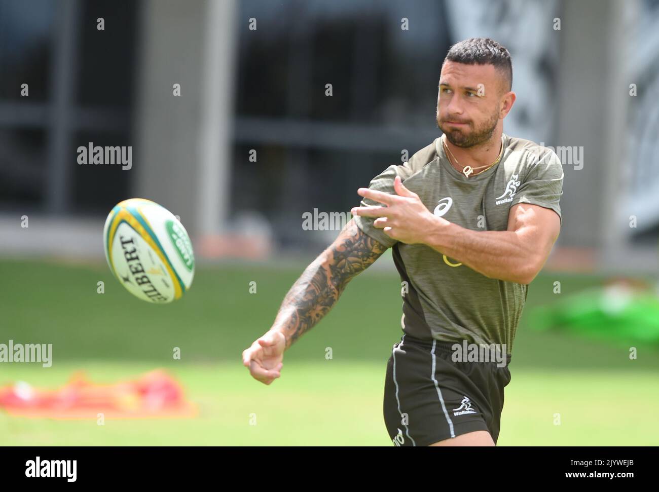 Quade Cooper during an Australian Wallabies training session in ...