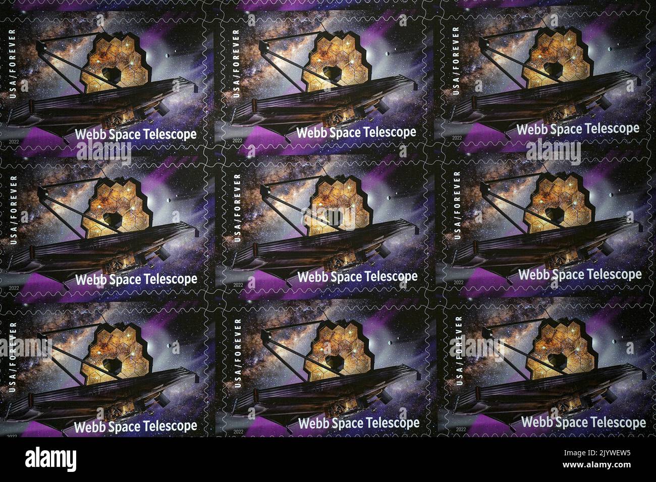 Stamp space nasa hi-res stock photography and images - Alamy