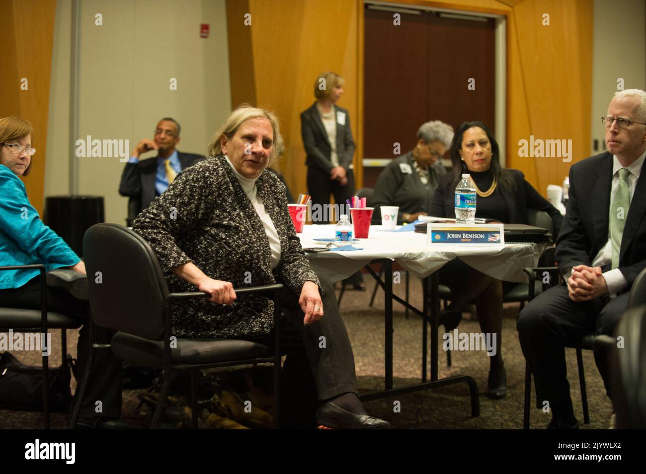 Senior Executive Service (SES) staff meeting, HUD headquarters Stock ...