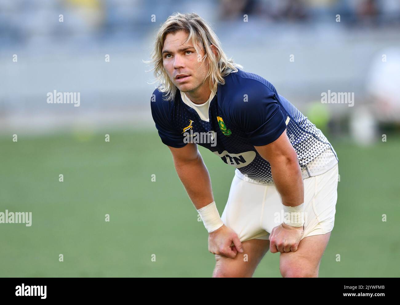 Faf de Klerk of the Springboks is seen before the Rugby Championship ...