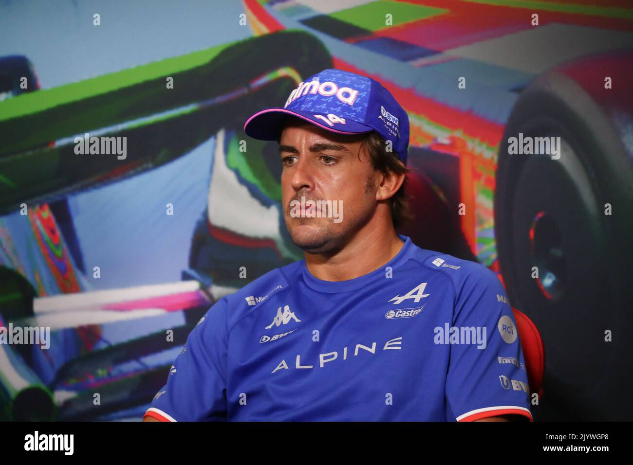 #14 Fernando Alonso, Alpine during the Italian GP, 8-11 September 2022 ...