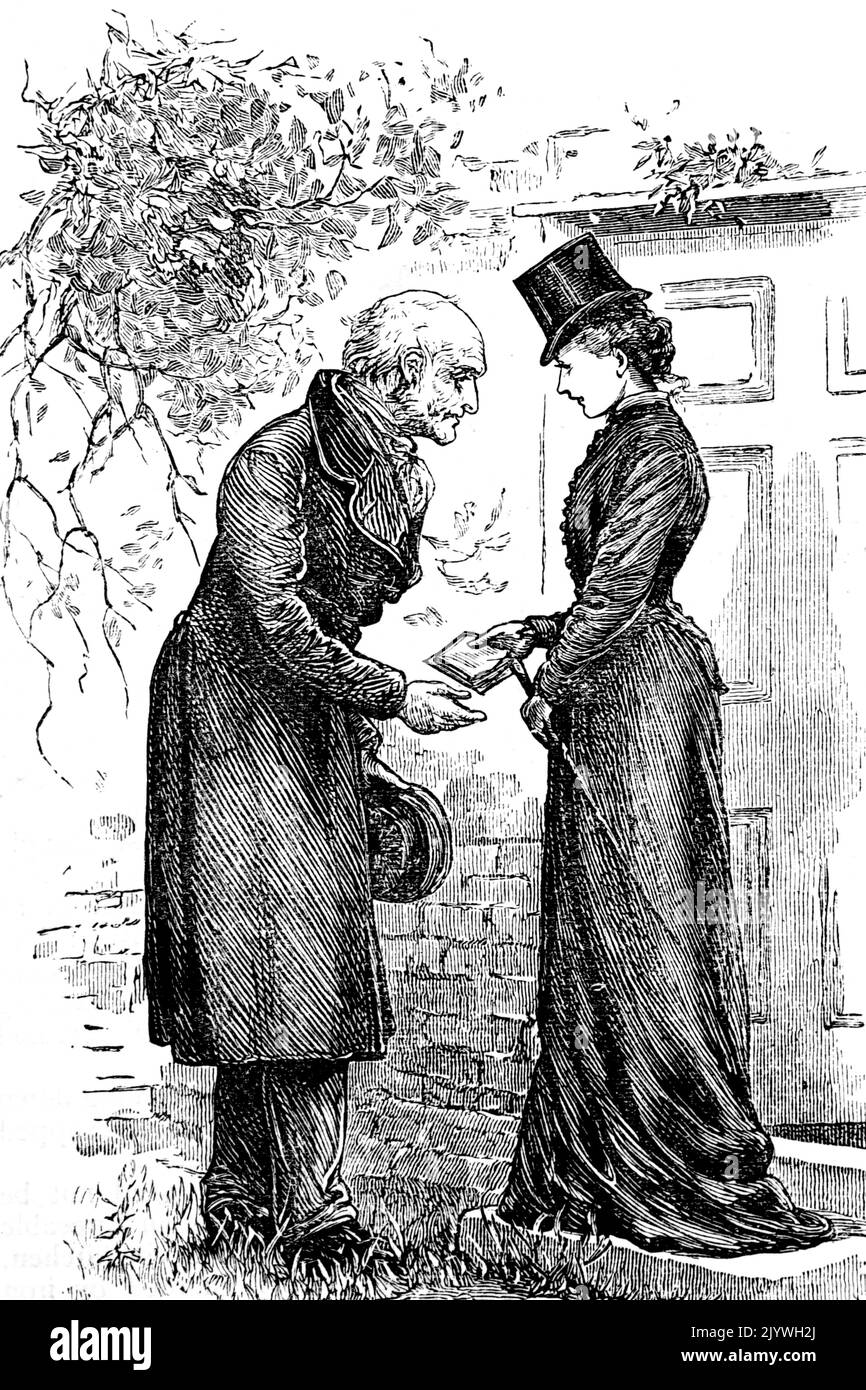 19th century woman engraving hi-res stock photography and images - Alamy
