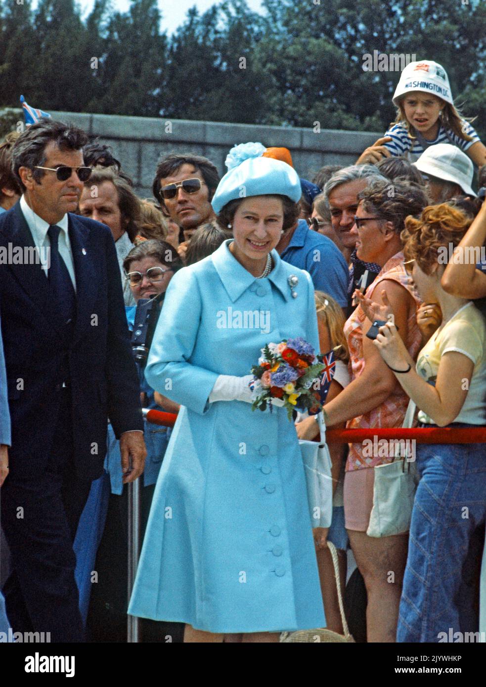 Queen elizabeth washington 1976 hi-res stock photography and images - Alamy