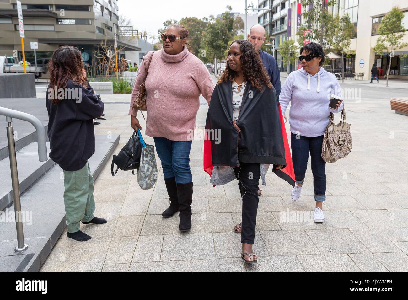 Bernadette Clarke (centre) the sister of Joyce Clarke (referred to as ...