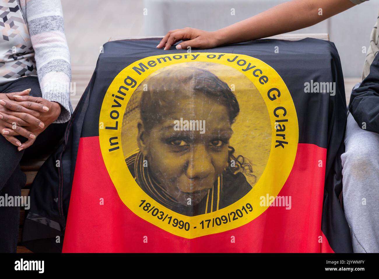 A memorial to Joyce Clarke (referred to as JC at family's request) is ...
