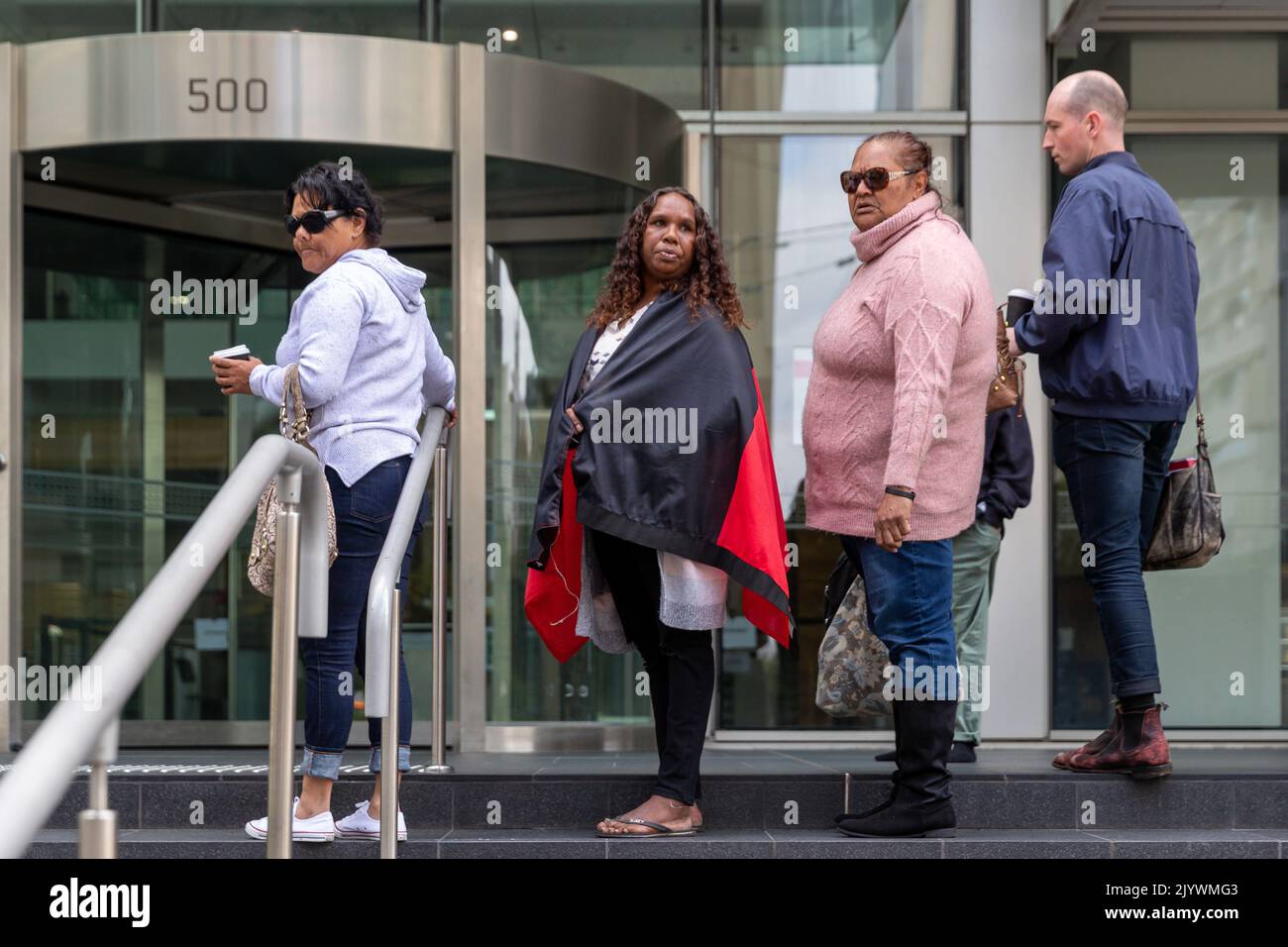 Bernadette Clarke (second left) the sister of Joyce Clarke (referred to ...