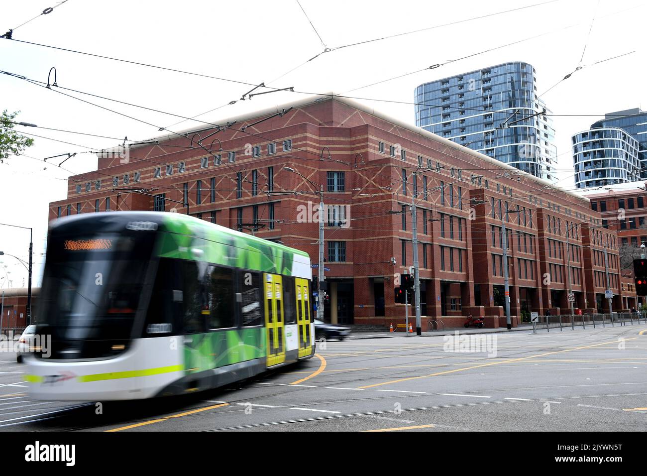 The exterior of the Melbourne Assessment Prison is seen in Melbourne ...
