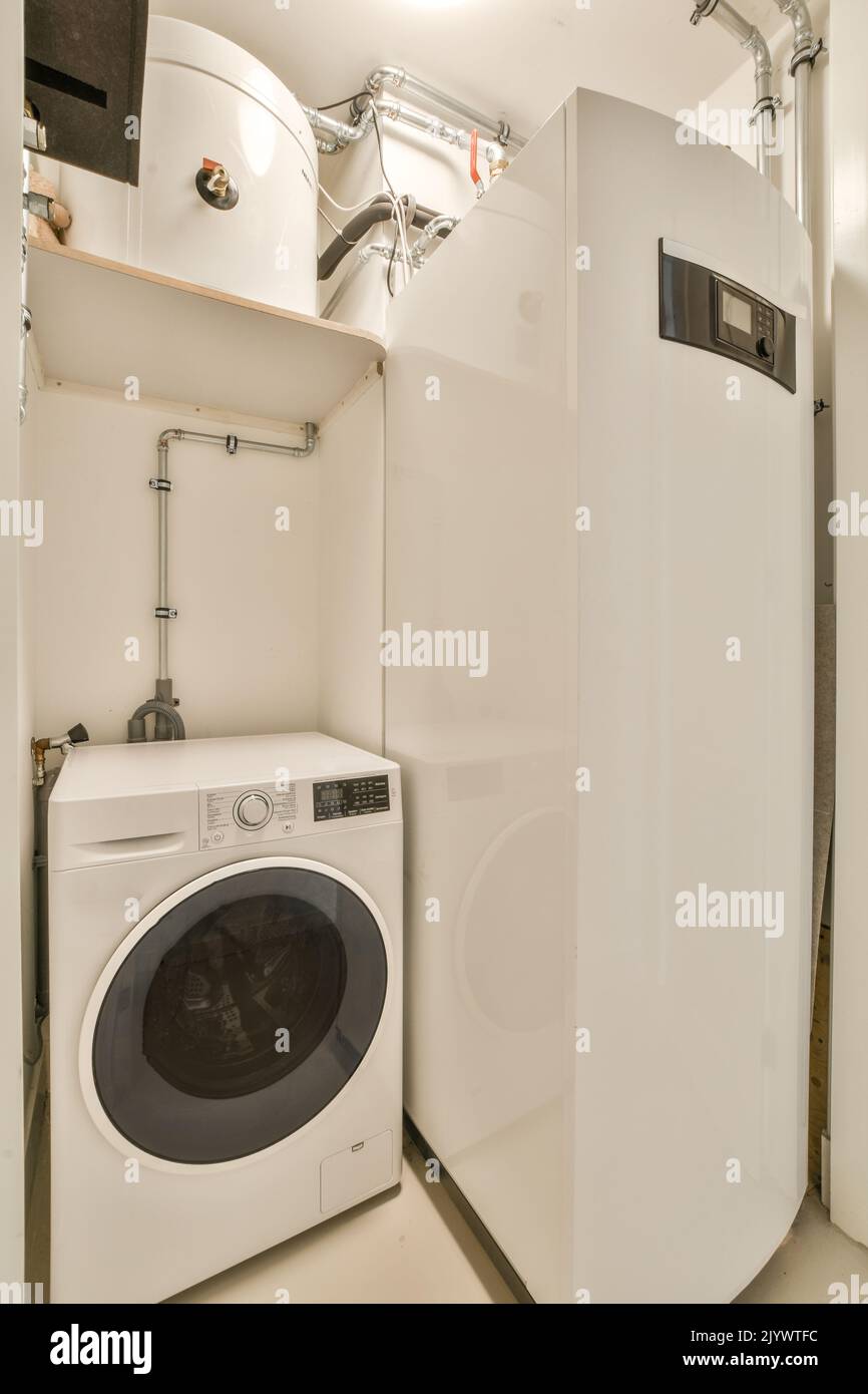 Hot water tank hi-res stock photography and images - Alamy