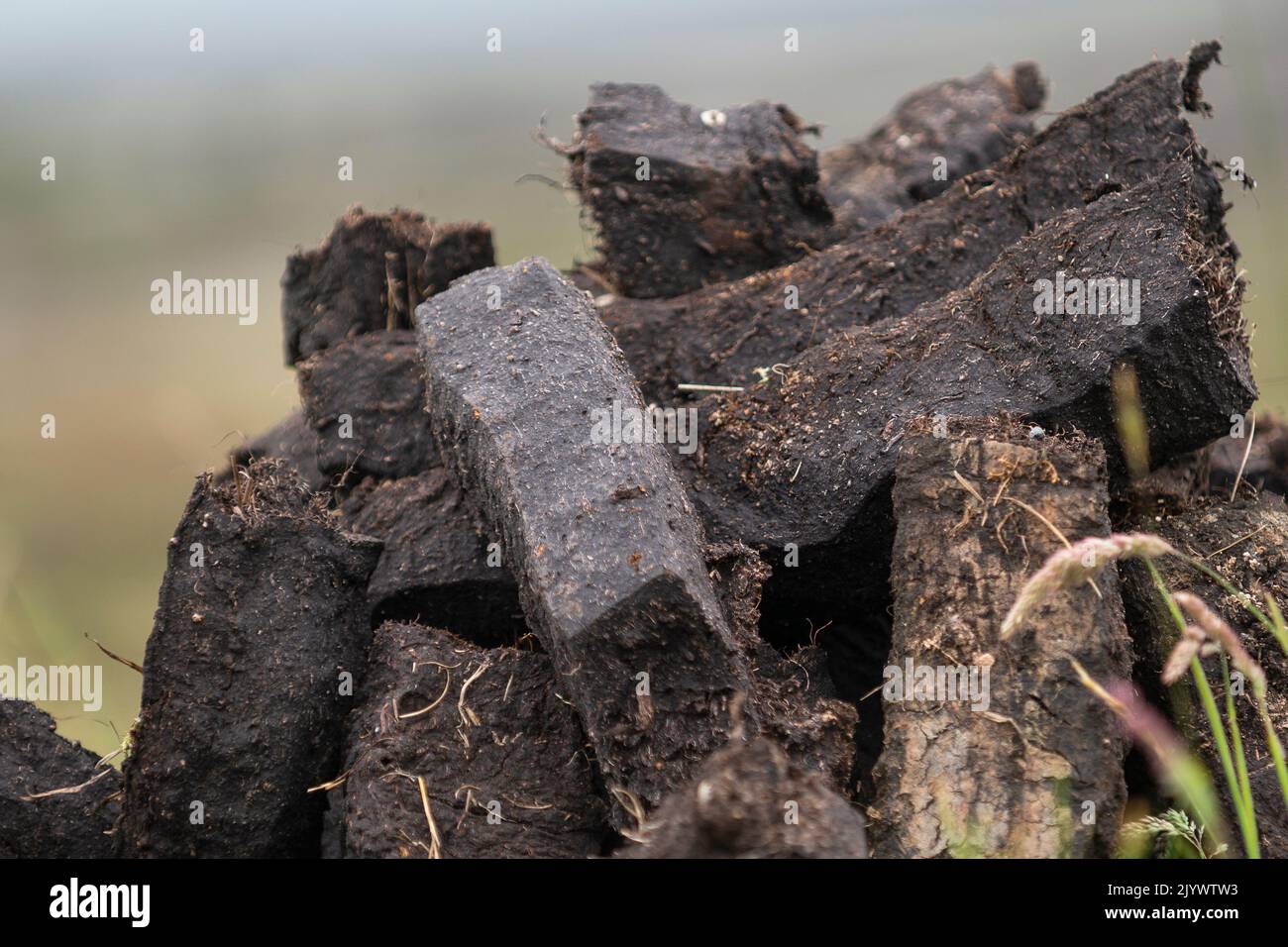 Peat cutting machine hi-res stock photography and images - Alamy