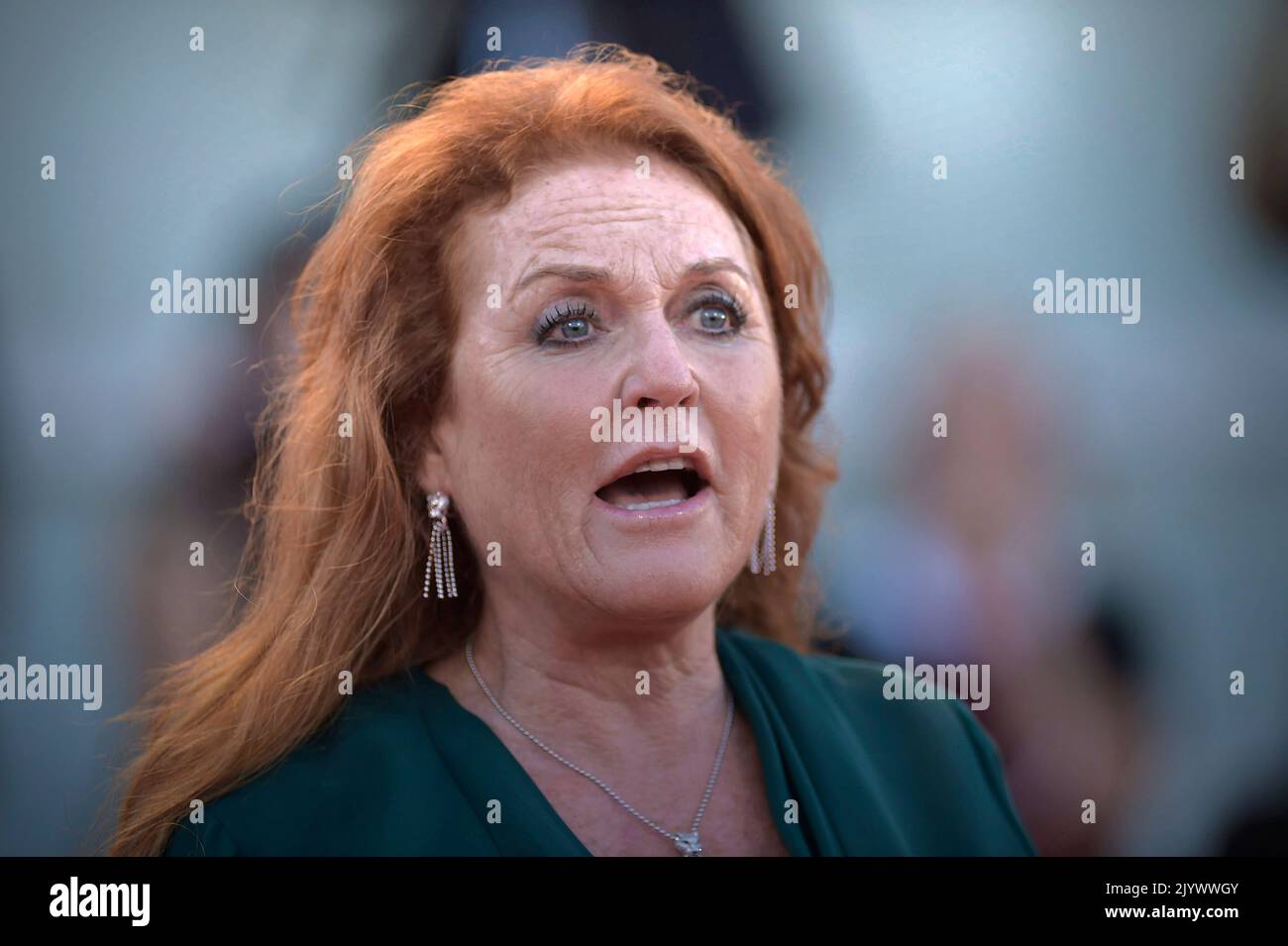 Venice, Italy. 07th Sep, 2022. VENICE, ITALY - SEPTEMBER 07: Sarah ...