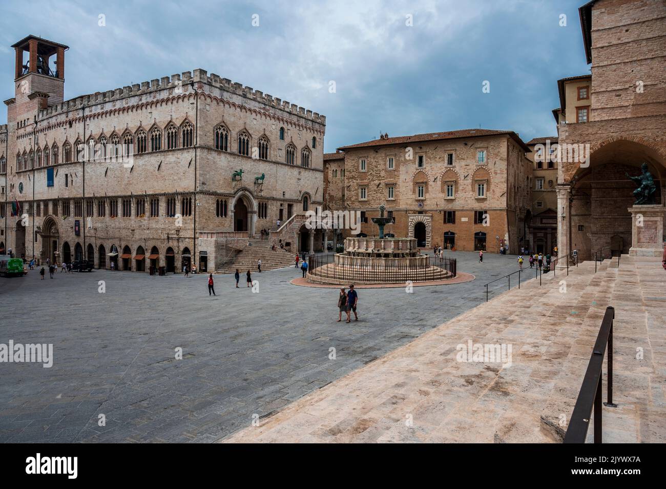 Perugia. Art of the palaces and churches of the medieval historic ...