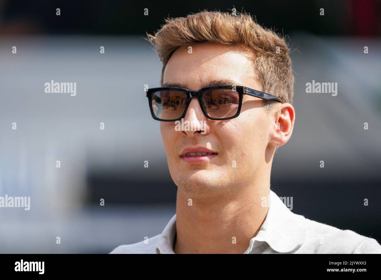 Monza, Italy. 08th Sep, 2022. George Russel driving the (63) Mercedes ...