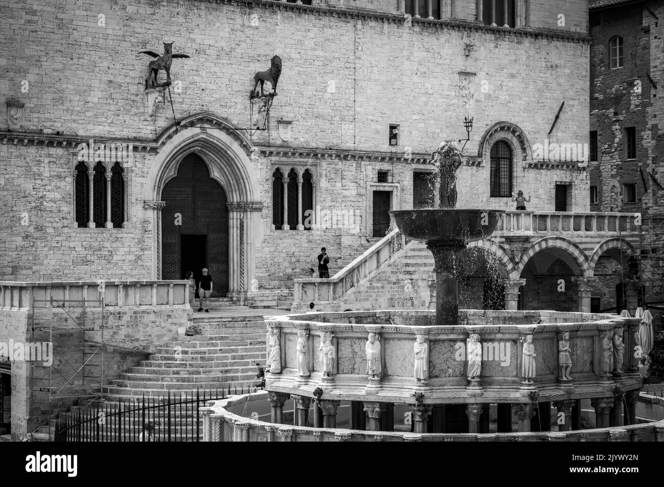 Perugia. Art of the palaces and churches of the medieval historic ...