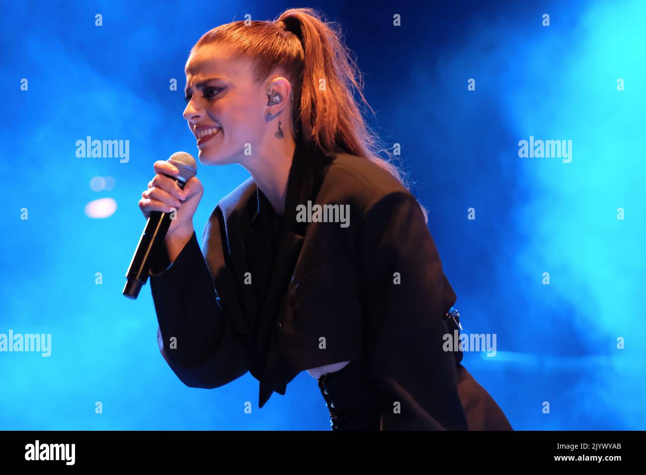Verona, Italy. 7th September 2022. The italian singer Annalisa Scarrone ...