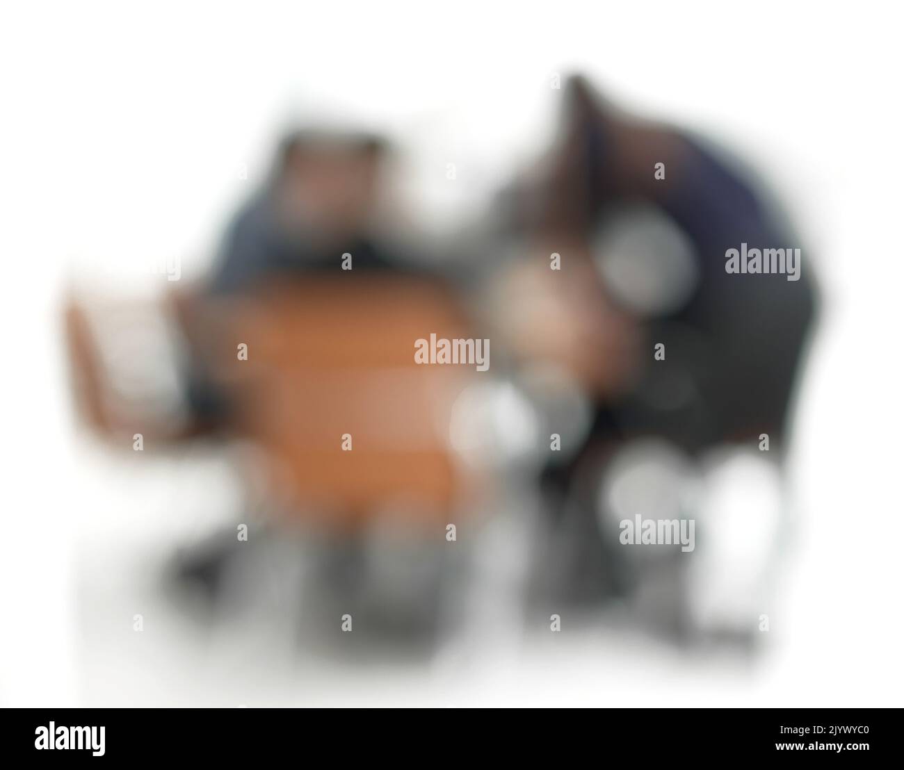 blurry image of a business team in the workplace Stock Photo - Alamy