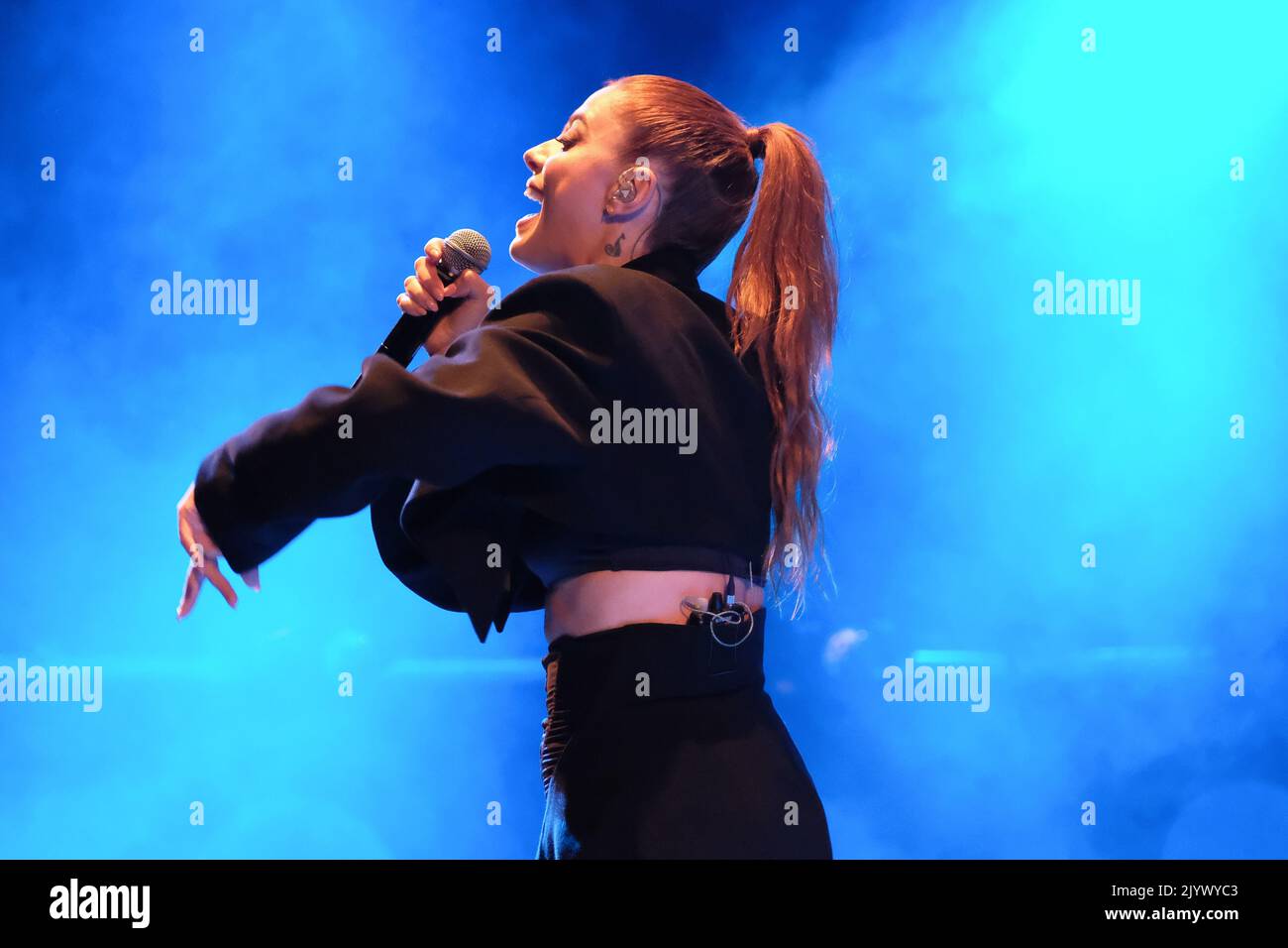 Verona, Italy. 7th September 2022. The italian singer Annalisa Scarrone ...