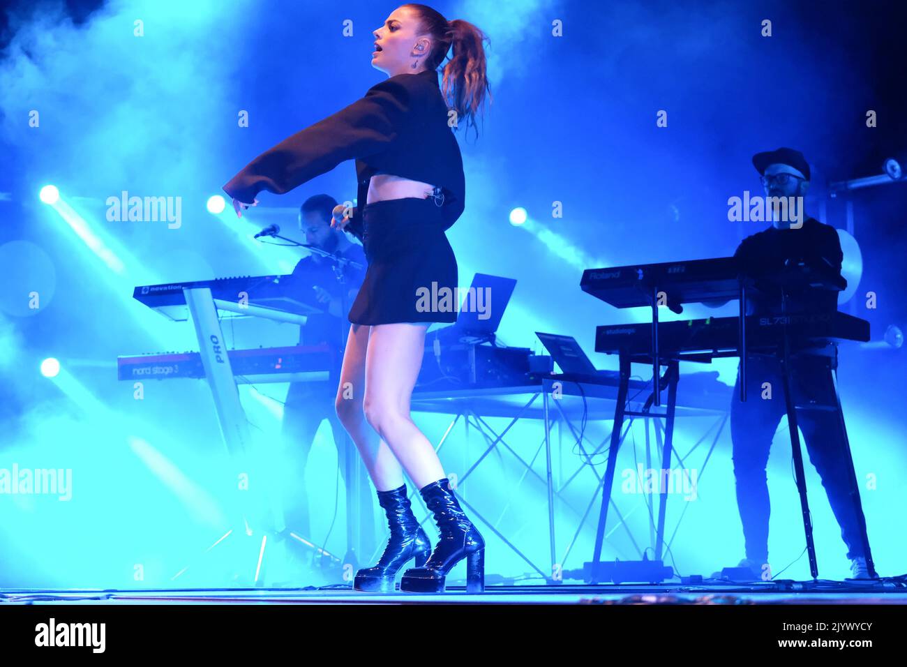 Verona, Italy. 7th September 2022. The italian singer Annalisa Scarrone ...