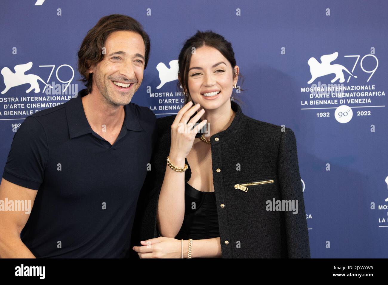 attends the photocall for "Blonde" at the 79th Venice International ...