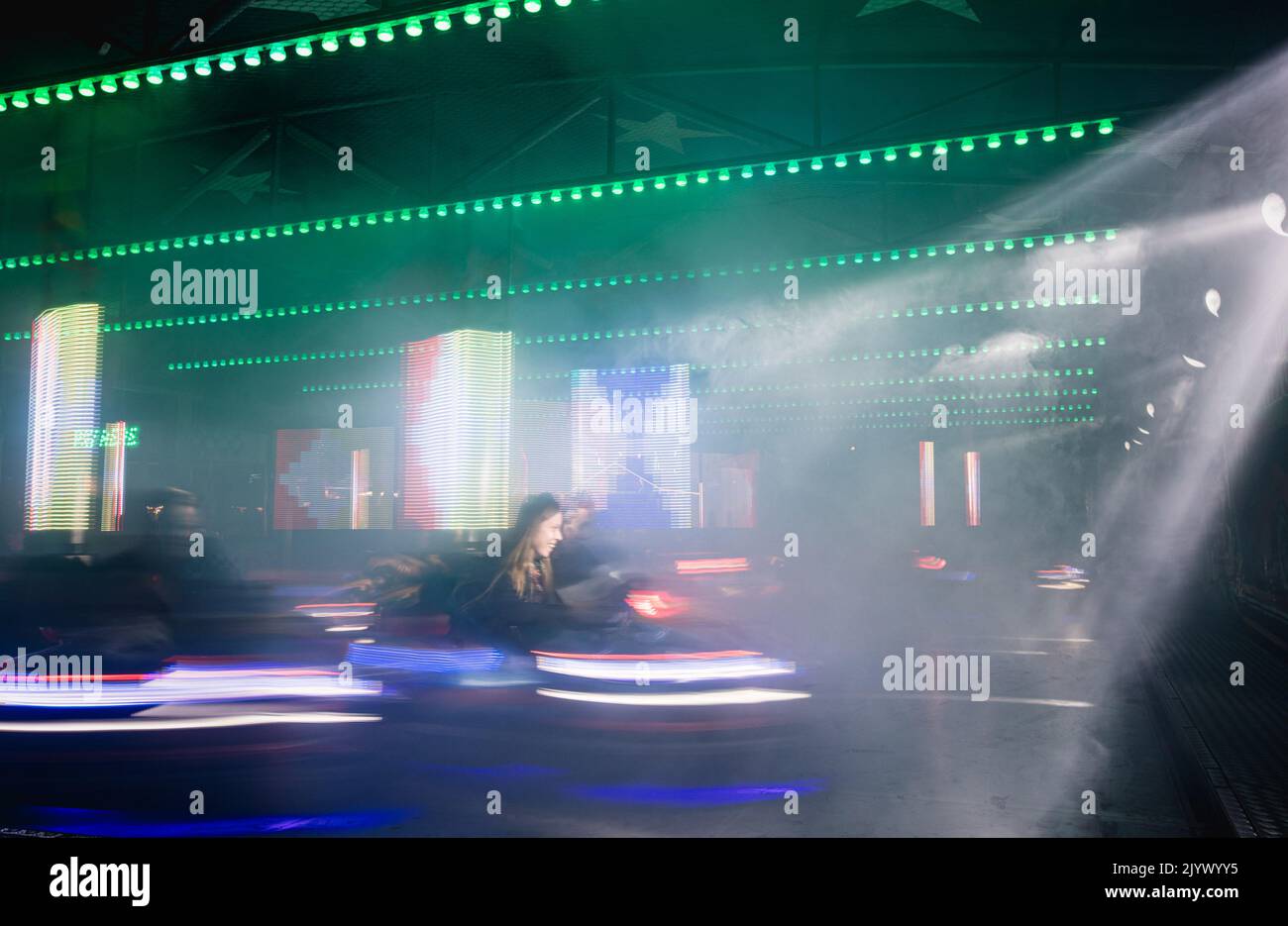 Dodgem bumper cars hi-res stock photography and images - Alamy
