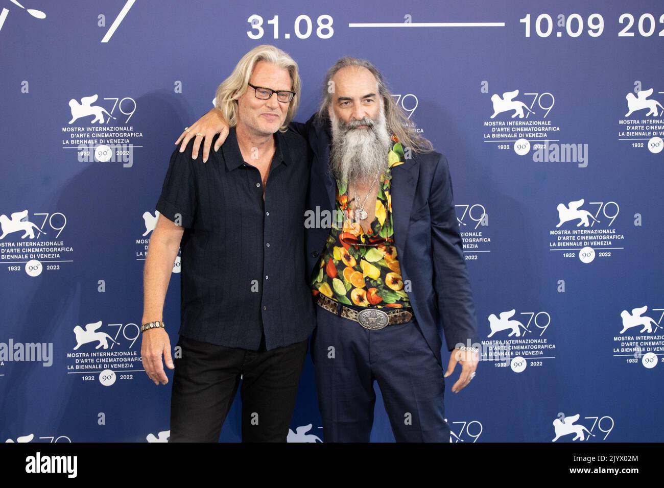 Andrew Dominik and Warren Ellis attend the photocall for "Blonde" at ...