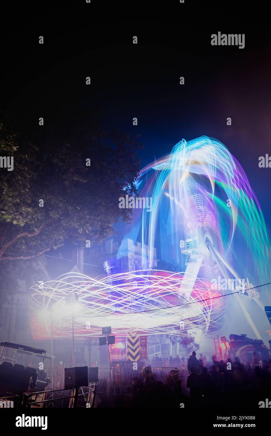 Air funfair ride hi-res stock photography and images - Alamy