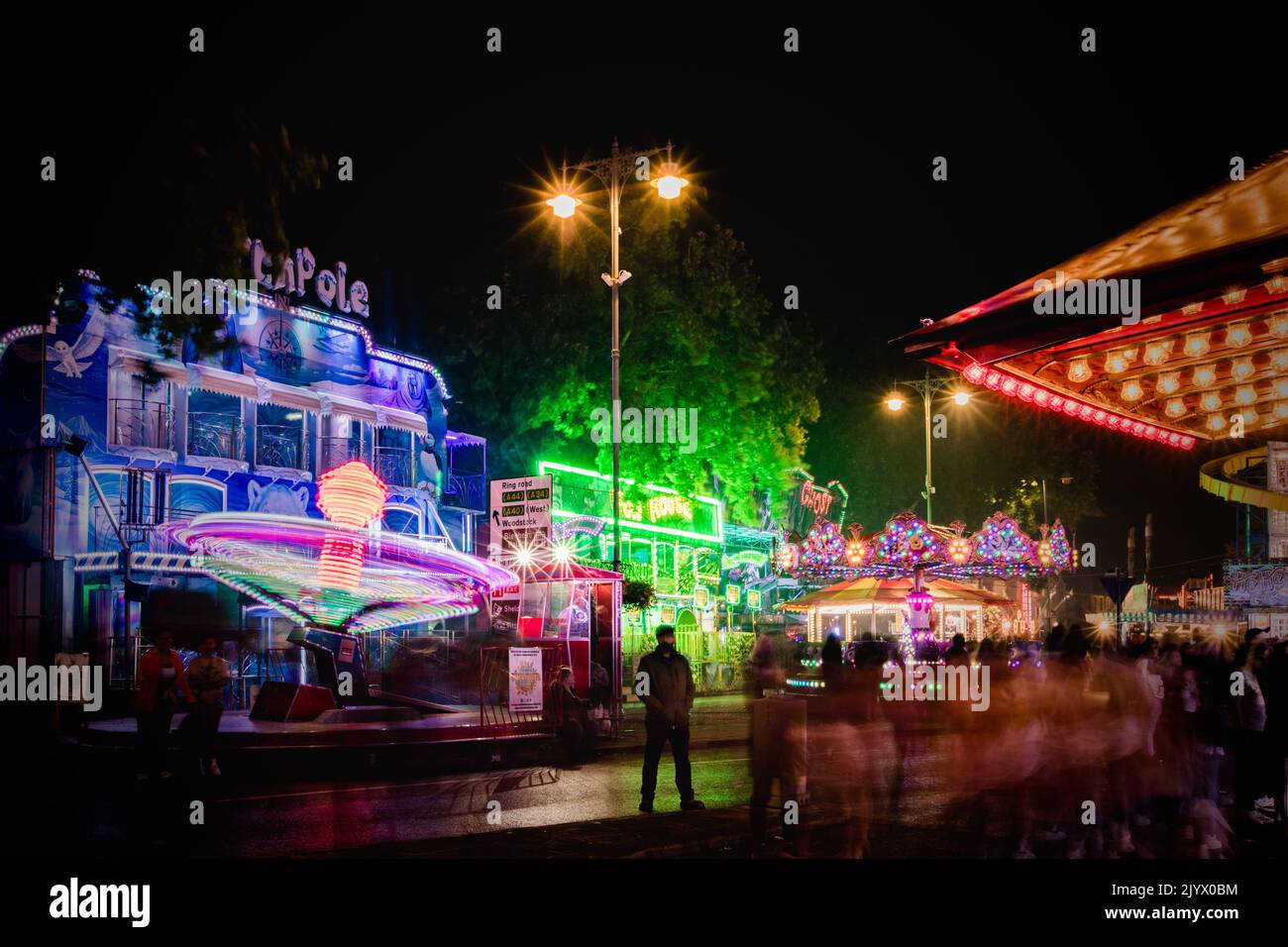 The heart stopping ride 'air' ride at the annual street fair in St ...