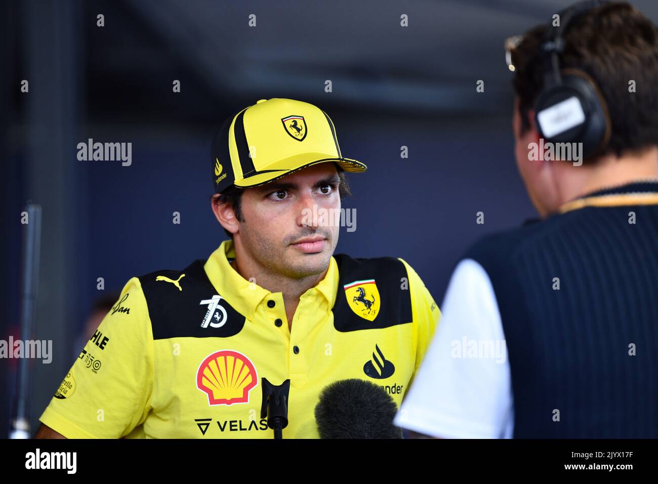 Monza, Mezzolombardo, Italy. 8th Sep, 2022. Spanish driver CARLOS SAINZ ...