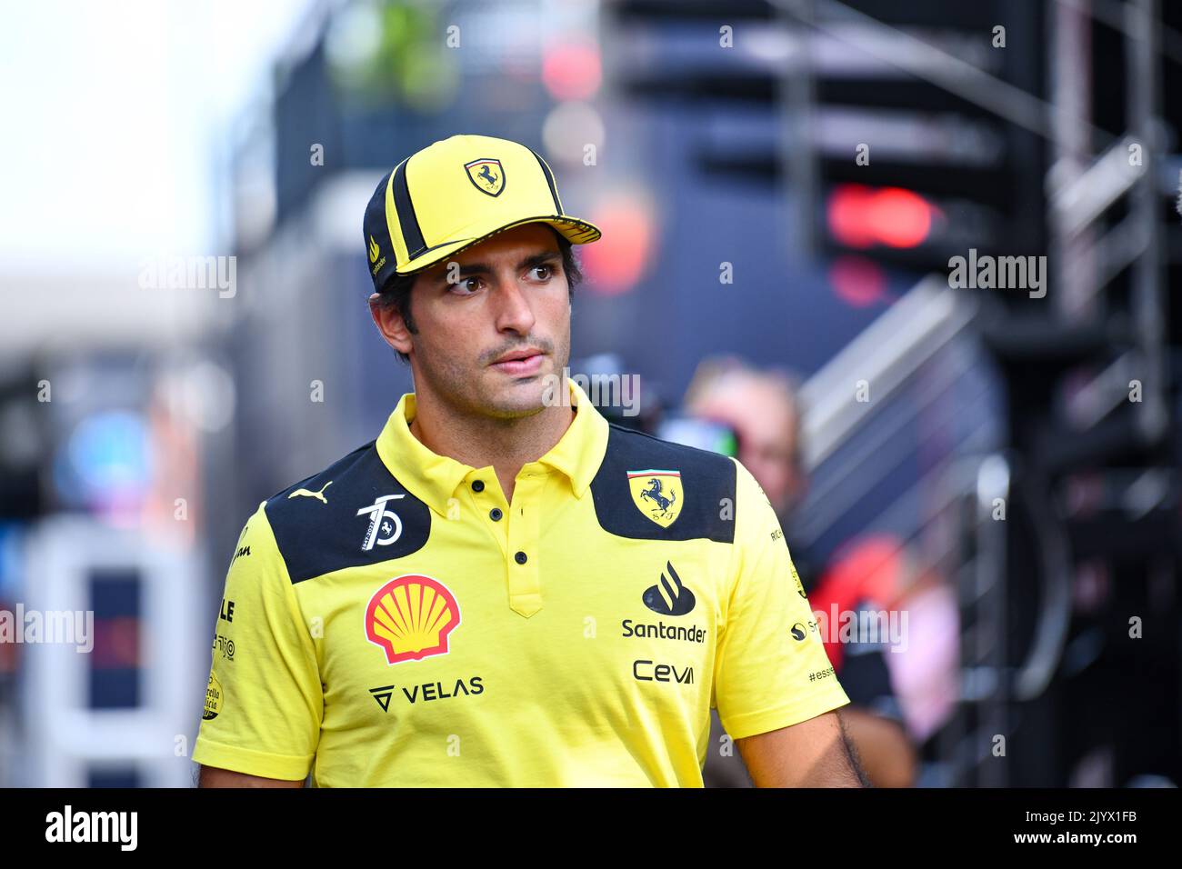 Monza, Mezzolombardo, Italy. 8th Sep, 2022. Spanish driver CARLOS SAINZ ...