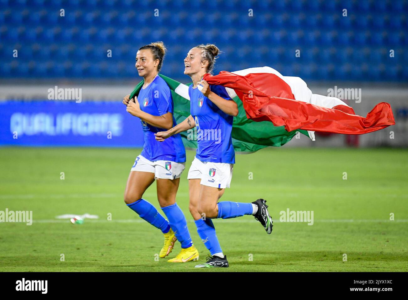Paolo Mazza stadium, Ferrara, Italy, September 06, 2022, Italy's Lucia ... Paolo Mazza stadium, Ferrara, Italy, September 06, 2022, Italy's Lucia ...