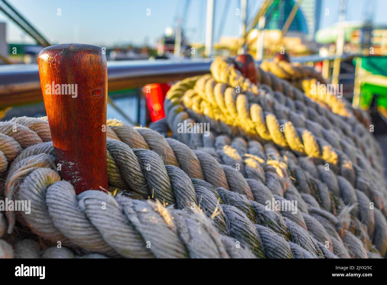 Details equipment anchor dock port harbor handlebar mast architecture ...