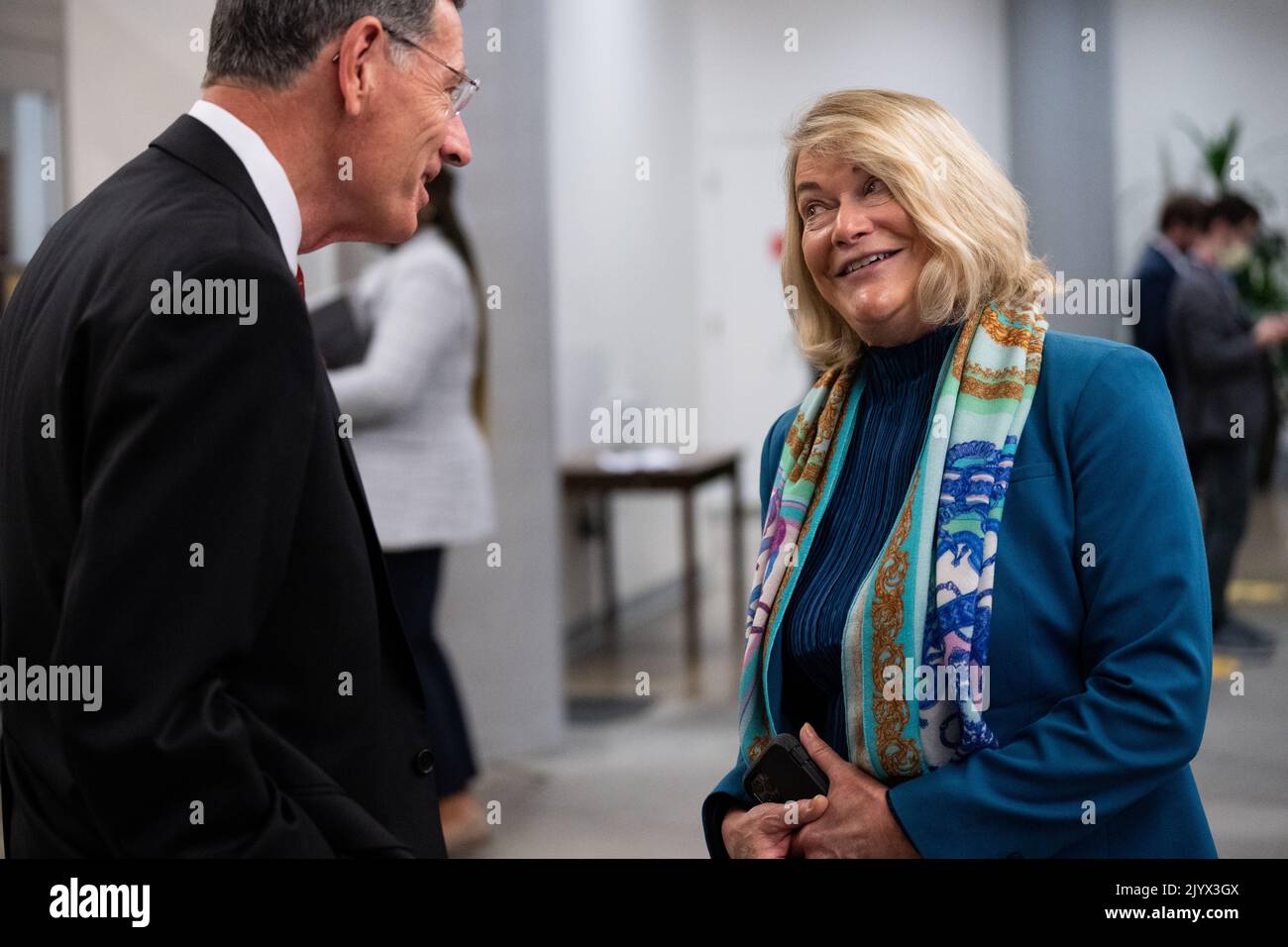 UNITED STATES - SEPTEMBER 8: Sen. John Barrasso, R-Wyo., and Sen ...