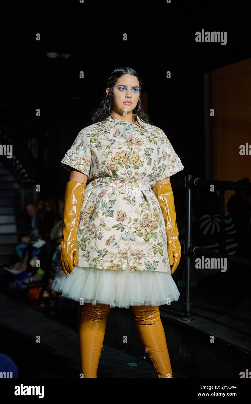 New York, New York, USA. 8th Sep, 2022. Victor de Souza presents his ...