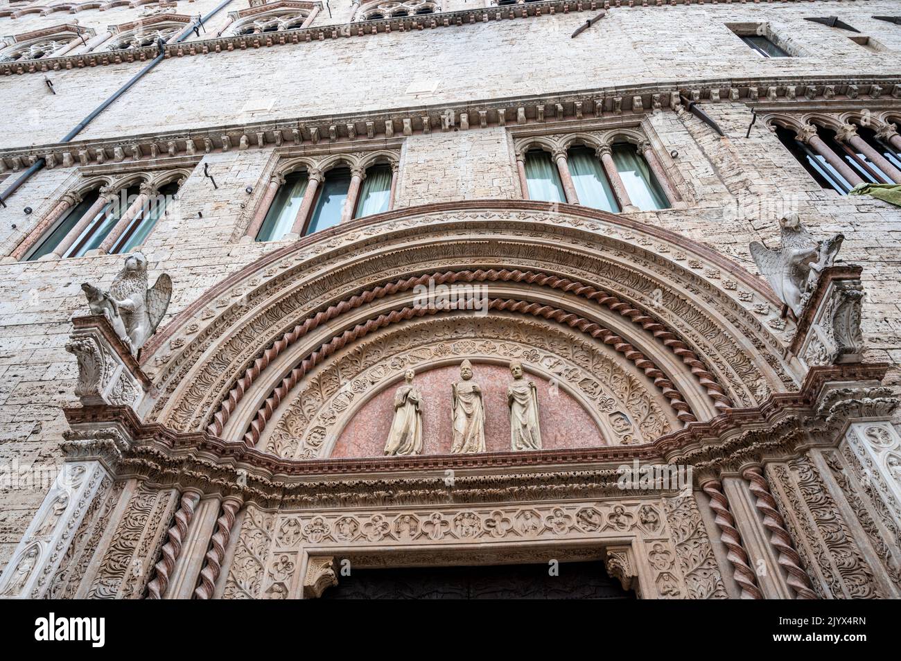 Perugia. Art of the palaces and churches of the medieval historic ...