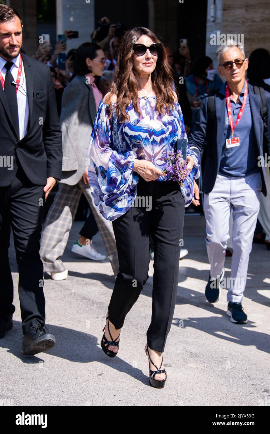 Monica Bellucci 79th Venice Film Festival People at Lido Venice, Italy ...