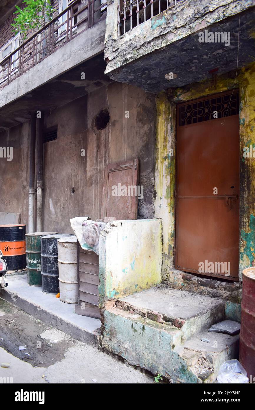 View of Indian streets Stock Photo - Alamy