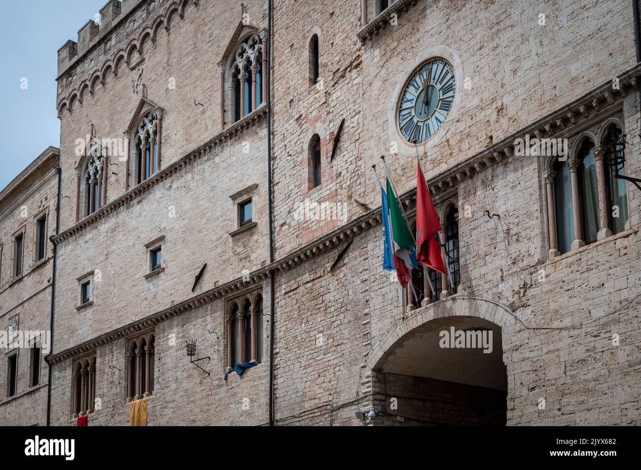 Perugia. Art of the palaces and churches of the medieval historic ...