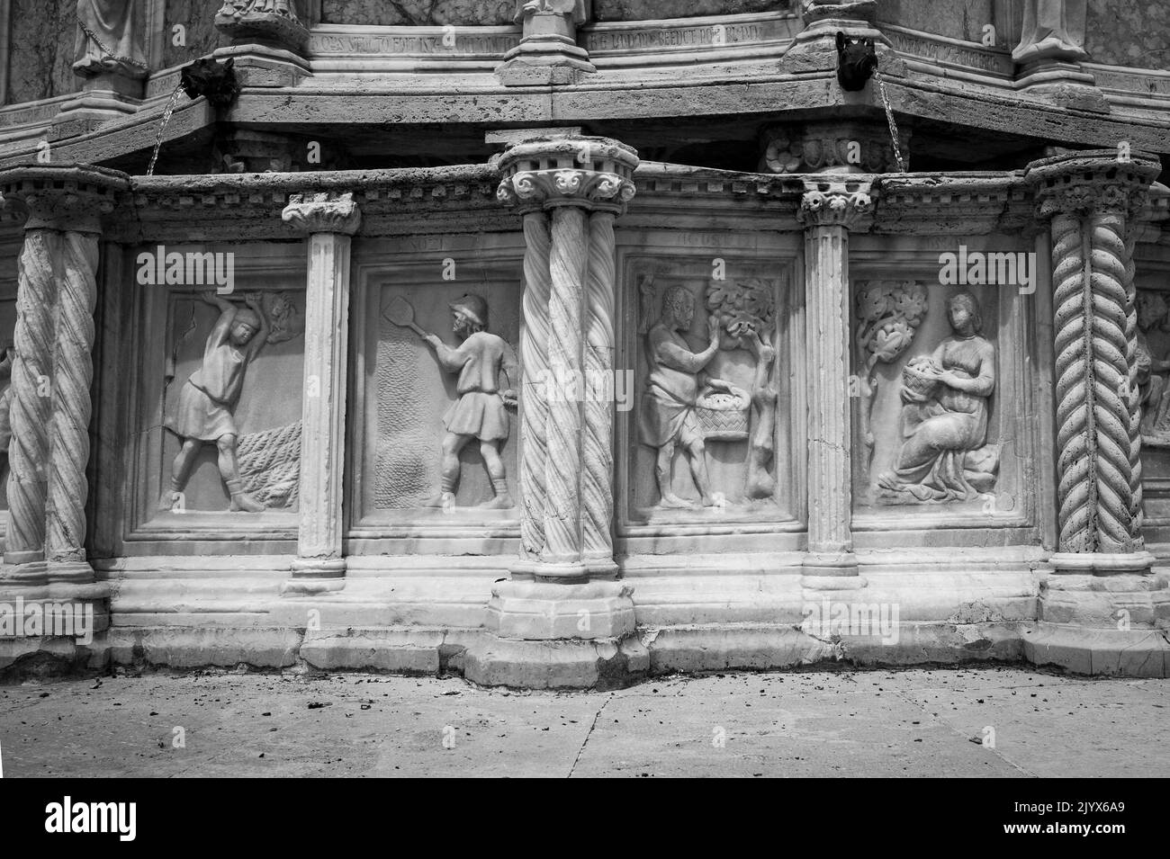 Perugia. Art of the palaces and churches of the medieval historic ...
