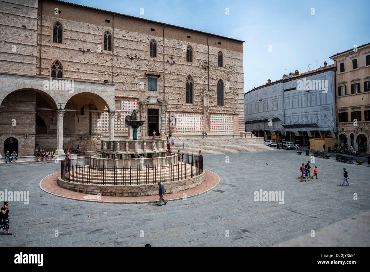 Perugia. Art of the palaces and churches of the medieval historic ...
