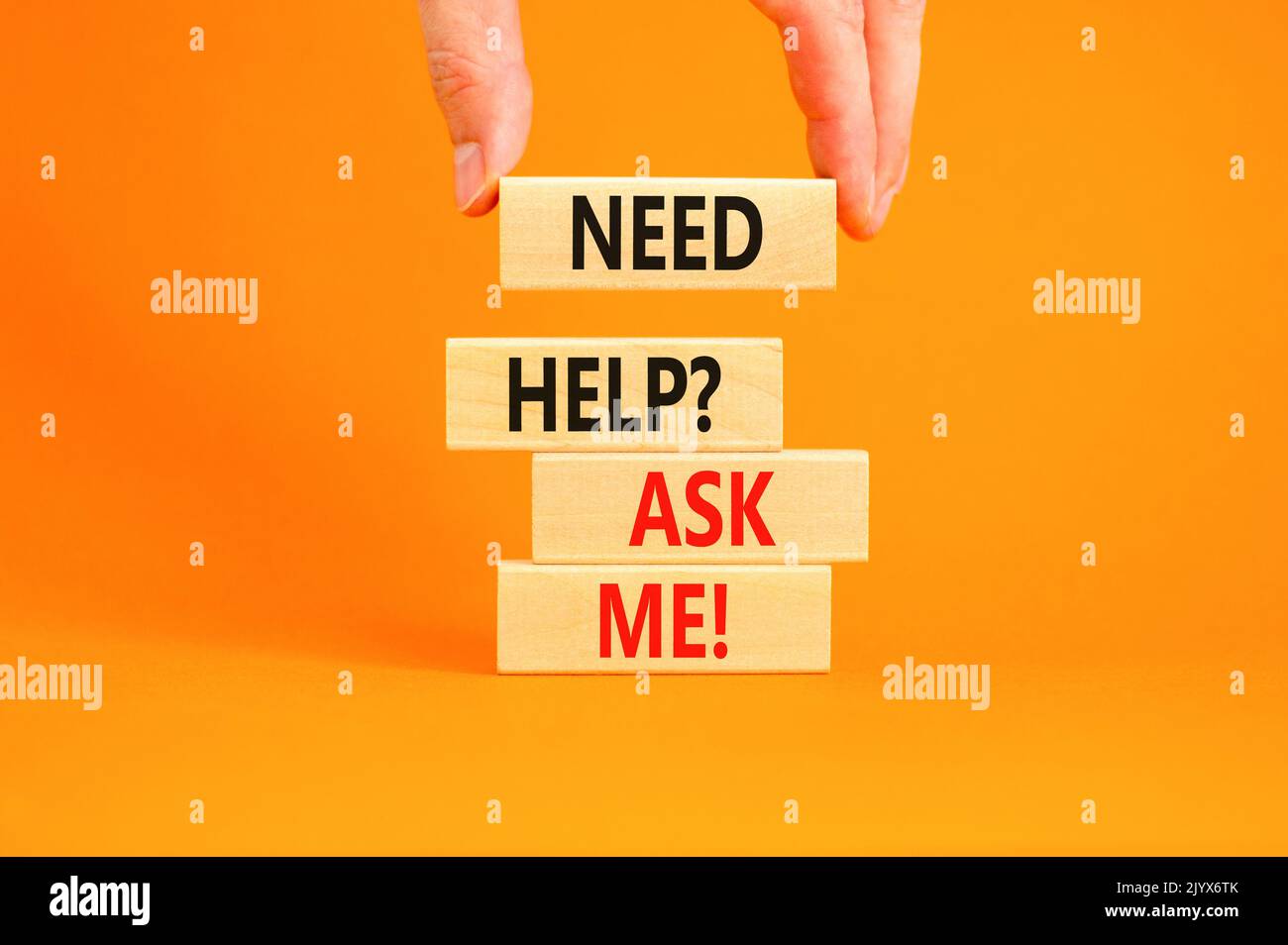 Support and need help ask me symbol. Concept words Need help ask me on ...