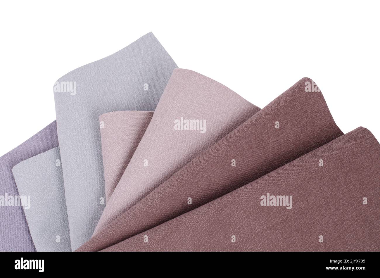 Light Set Sail Champagne and brown colors velour textile samples Stock ...