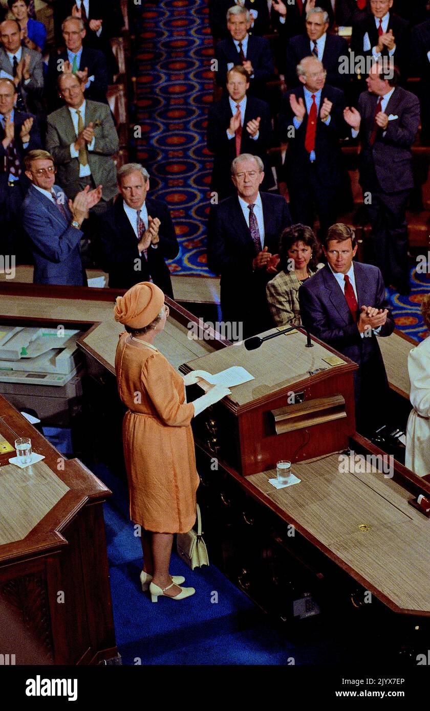 **FILE PHOTO** Queen Elizabeth II Has Passed Away. Washington, DC., USA ...