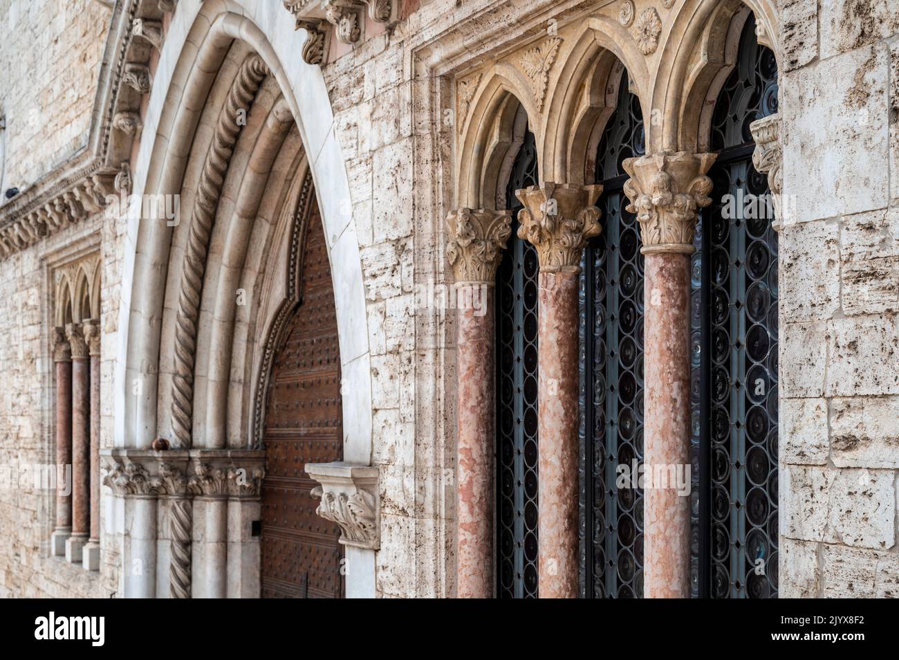 Perugia. Art of the palaces and churches of the medieval historic ...