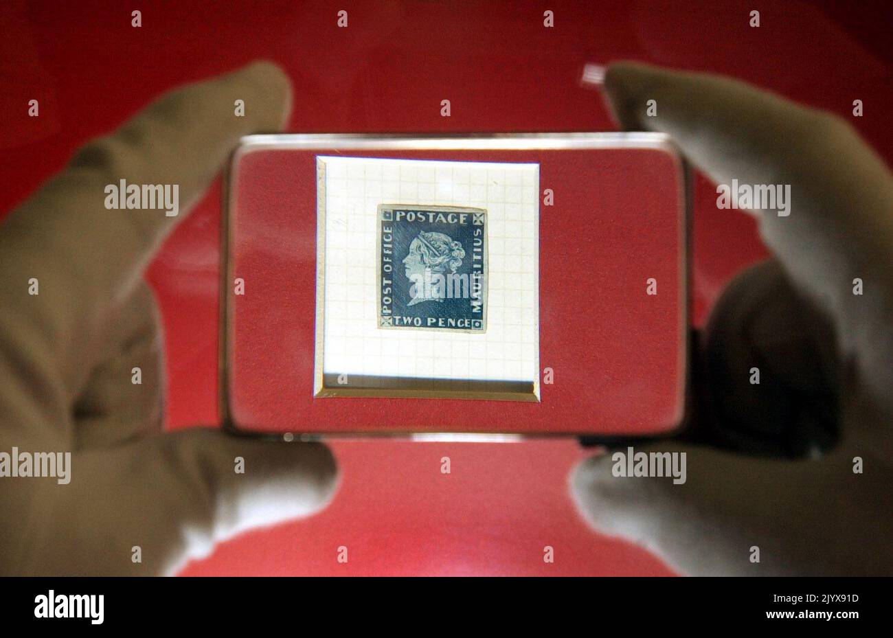 Blue stamp hi-res stock photography and images - Alamy