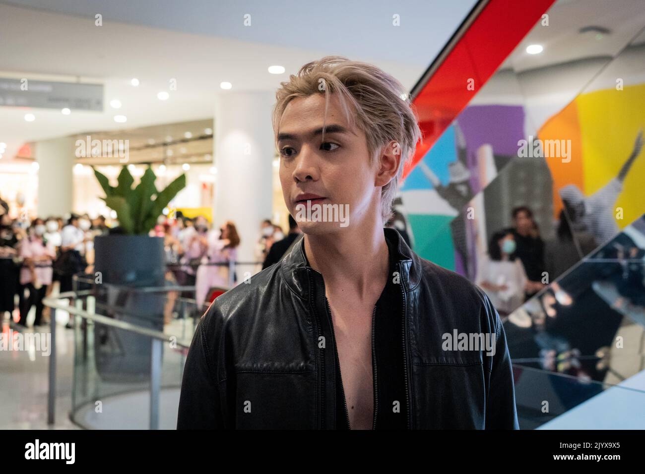 Bangkok, Thailand. 08th Sep, 2022. Thai actor Bright Norraphat arrives ...