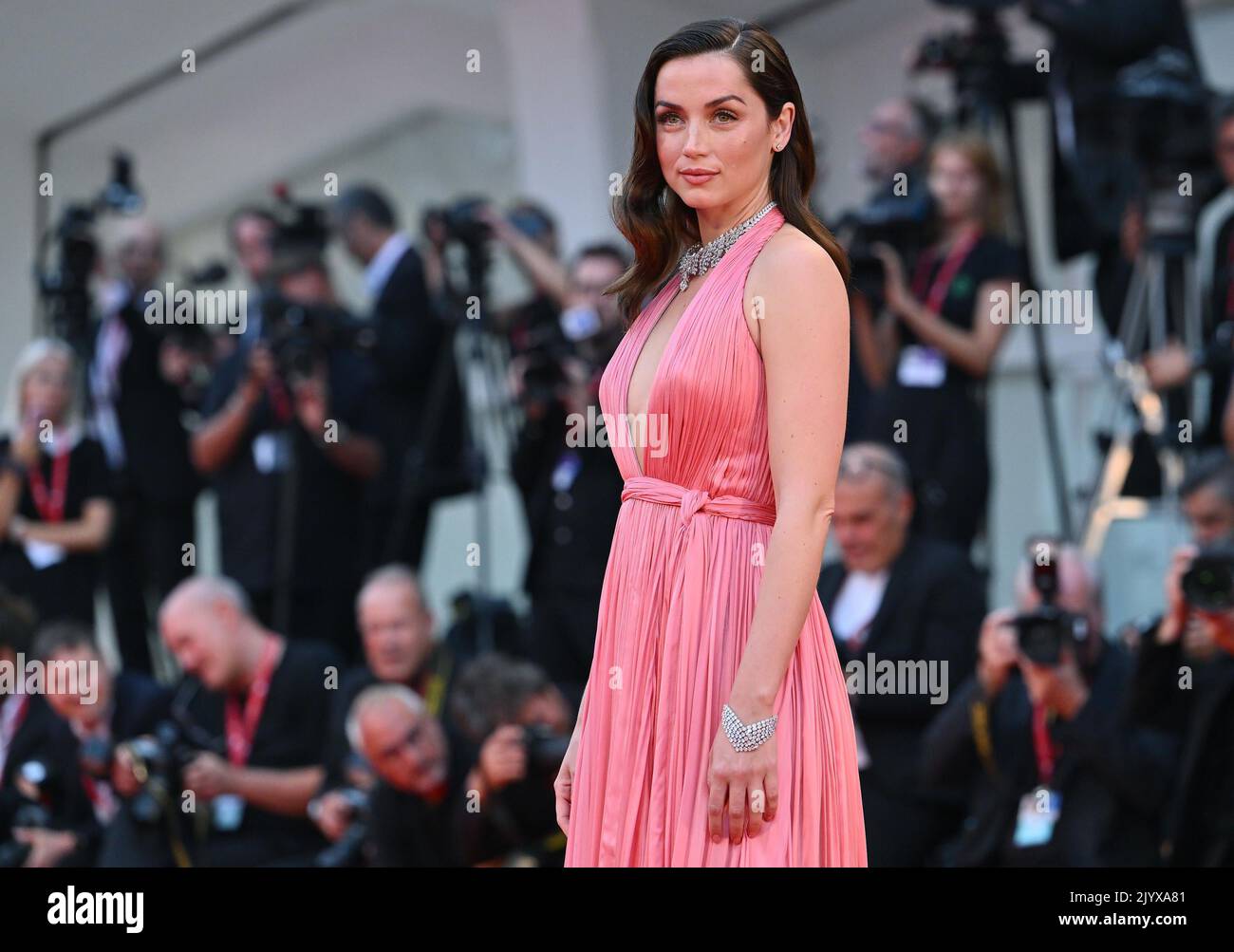 September 8, 2022, VENICE: Cuban-Spanish actor Ana de Armas arrives for ...