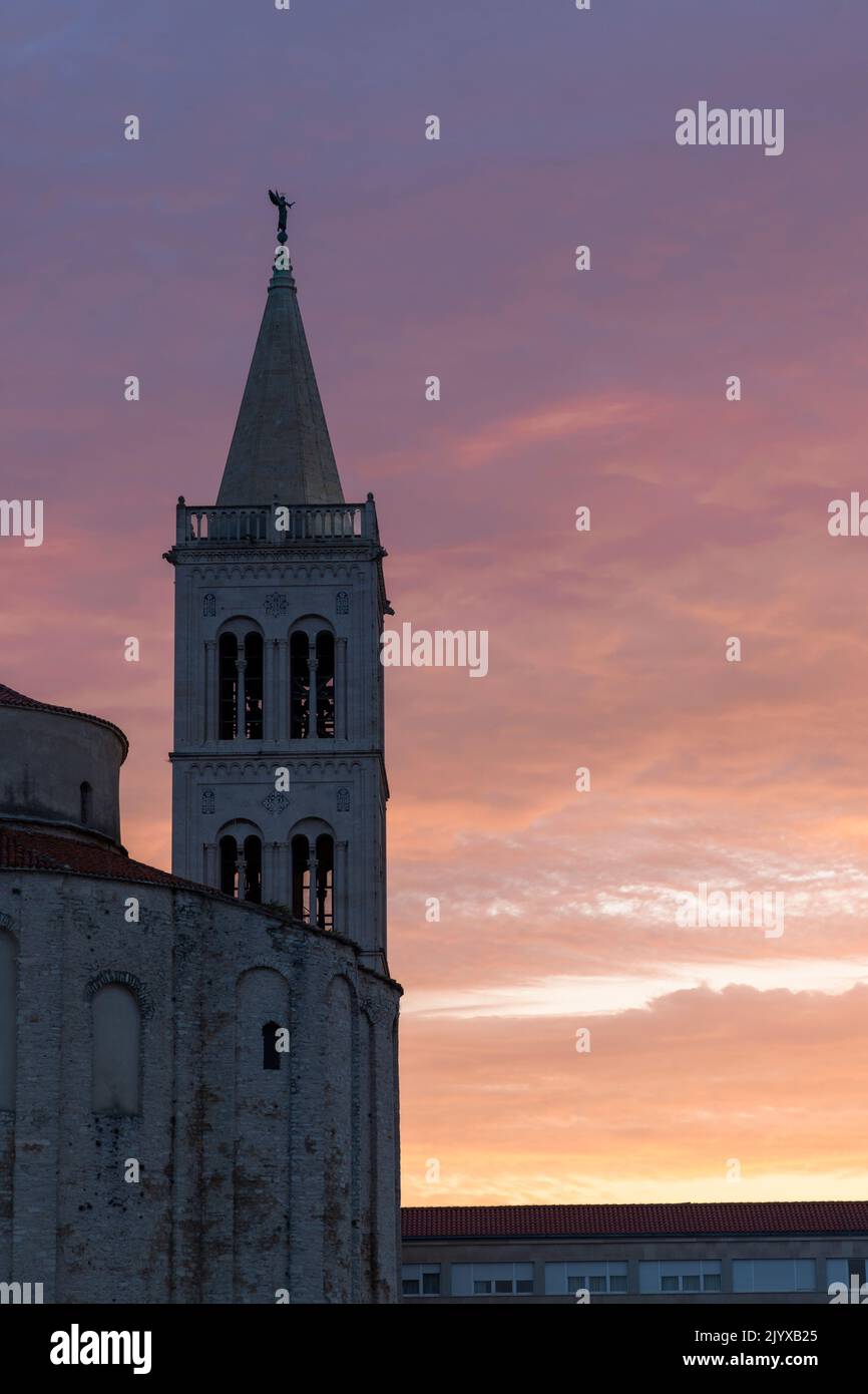 Church of St. Donat at roman forum in Zadar in Croatia Stock Photo - Alamy