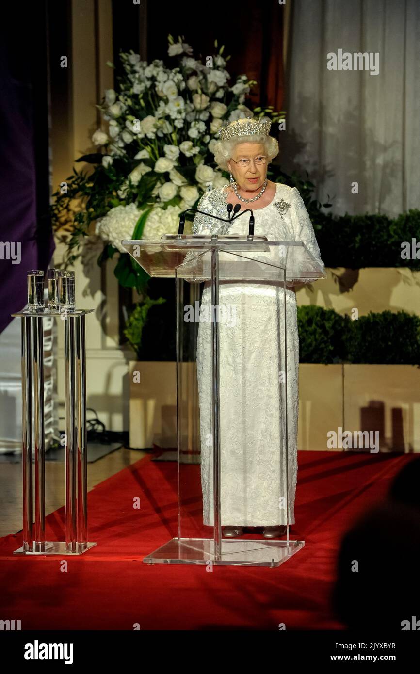 Toronto, Canada. September 9, 2022. Queen Elizabeth II has died at age 96. File photo: Queen ...