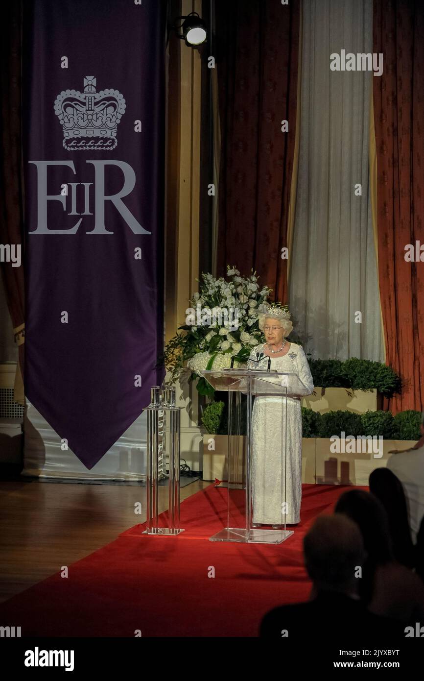 Toronto, Canada. September 9, 2022. Queen Elizabeth II has died at age 96. File photo: Queen ...